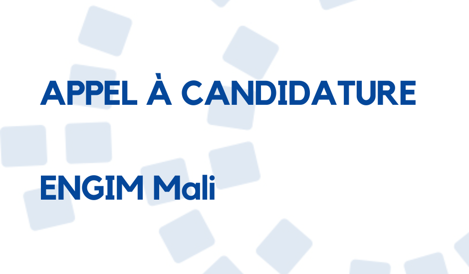 Tender in Mali - Impact Entrepreneurship - Engim StartUp